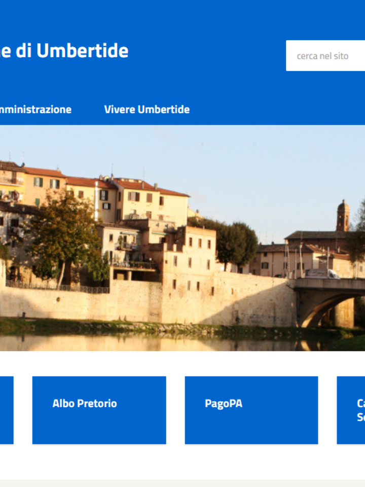 Online il nuovo sito istituzionale del Comune di Umbertide - Comune di Umbertide