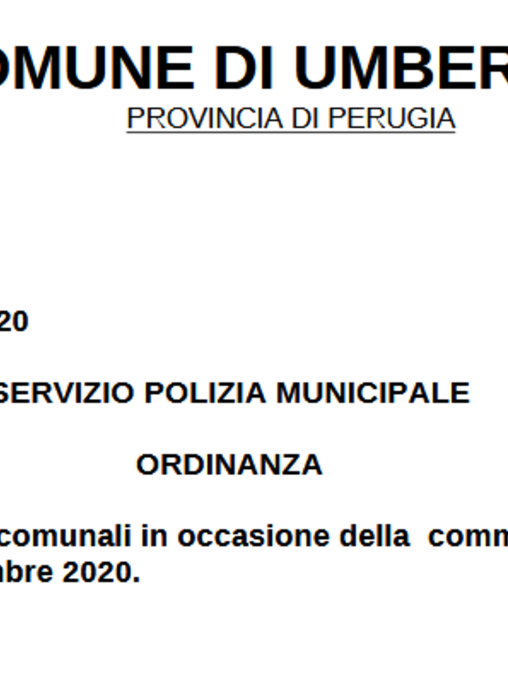 Commemorazione dei defunti, firmata l'ordinanza per l'accesso nei cimiteri comunali - Comune di ...